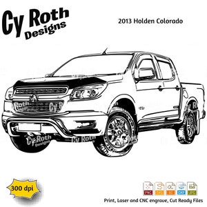 2013 Holden Colorado Svg Png Jpg Ai Dxf File, Classic Truck Svg - Etsy