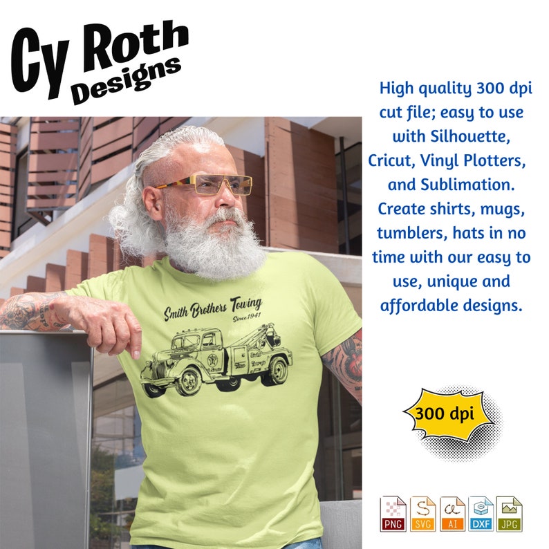 1941 Ford Wrecker Svg Png Jpg Ai Dxf File - Etsy