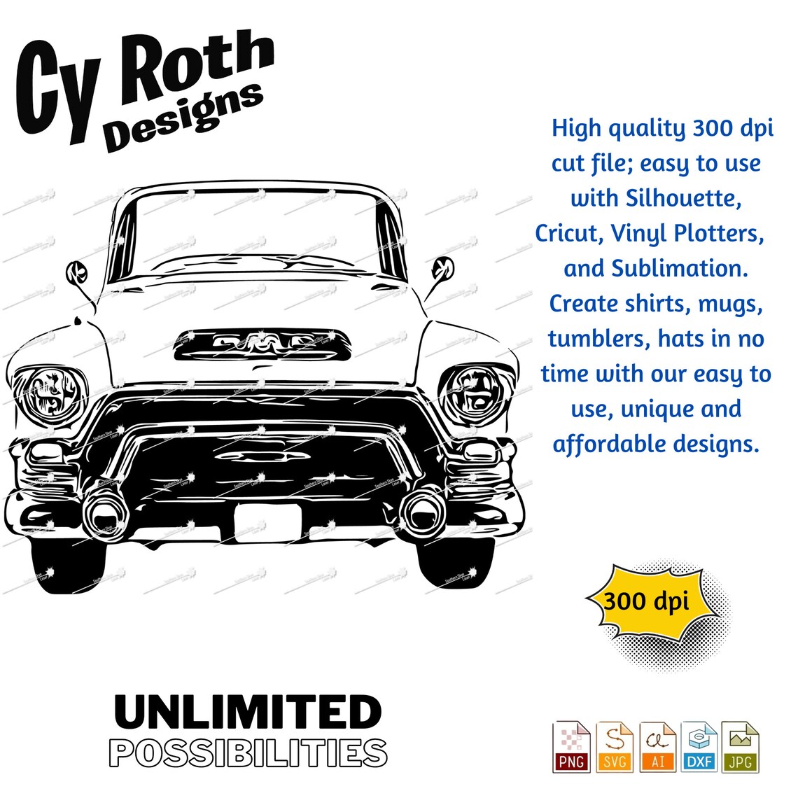 1955 GMC Pickup Truck SVG: Classic Truck File (digital Download) - Etsy ...
