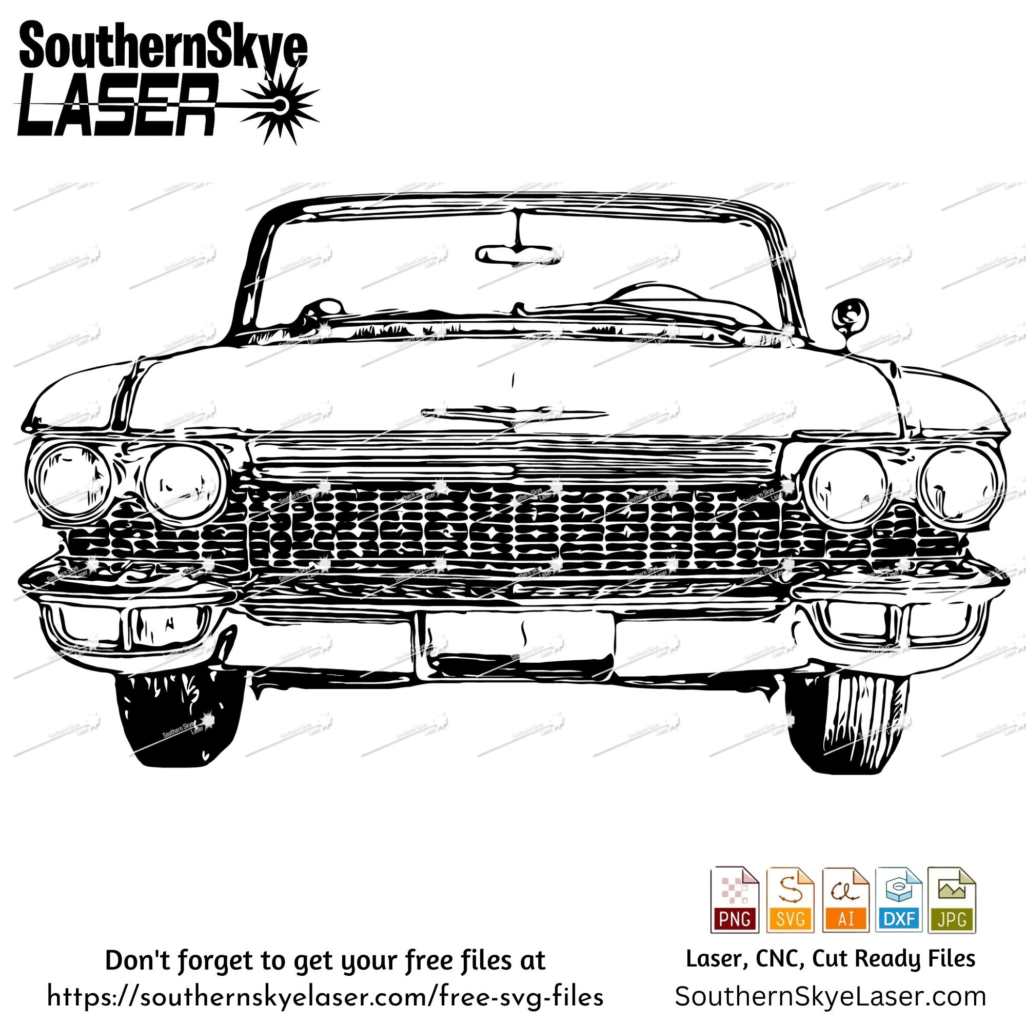 1960 Cadillac Eldorado Svg Png Cut File - Etsy