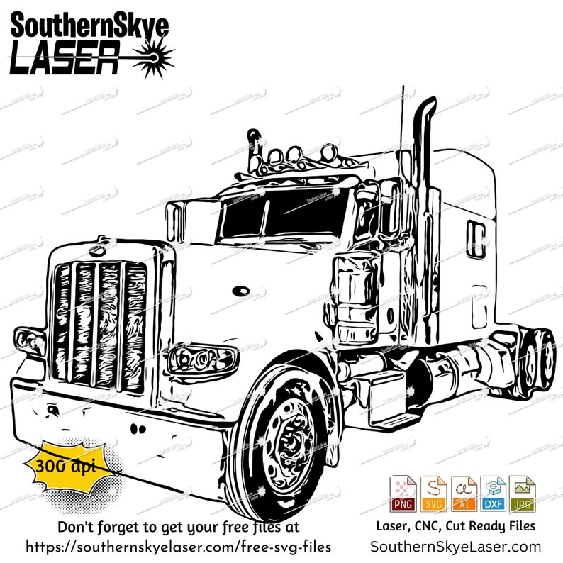 2012 Peterbilt 389 Svg Png Jpg Ai Dxf File - Etsy