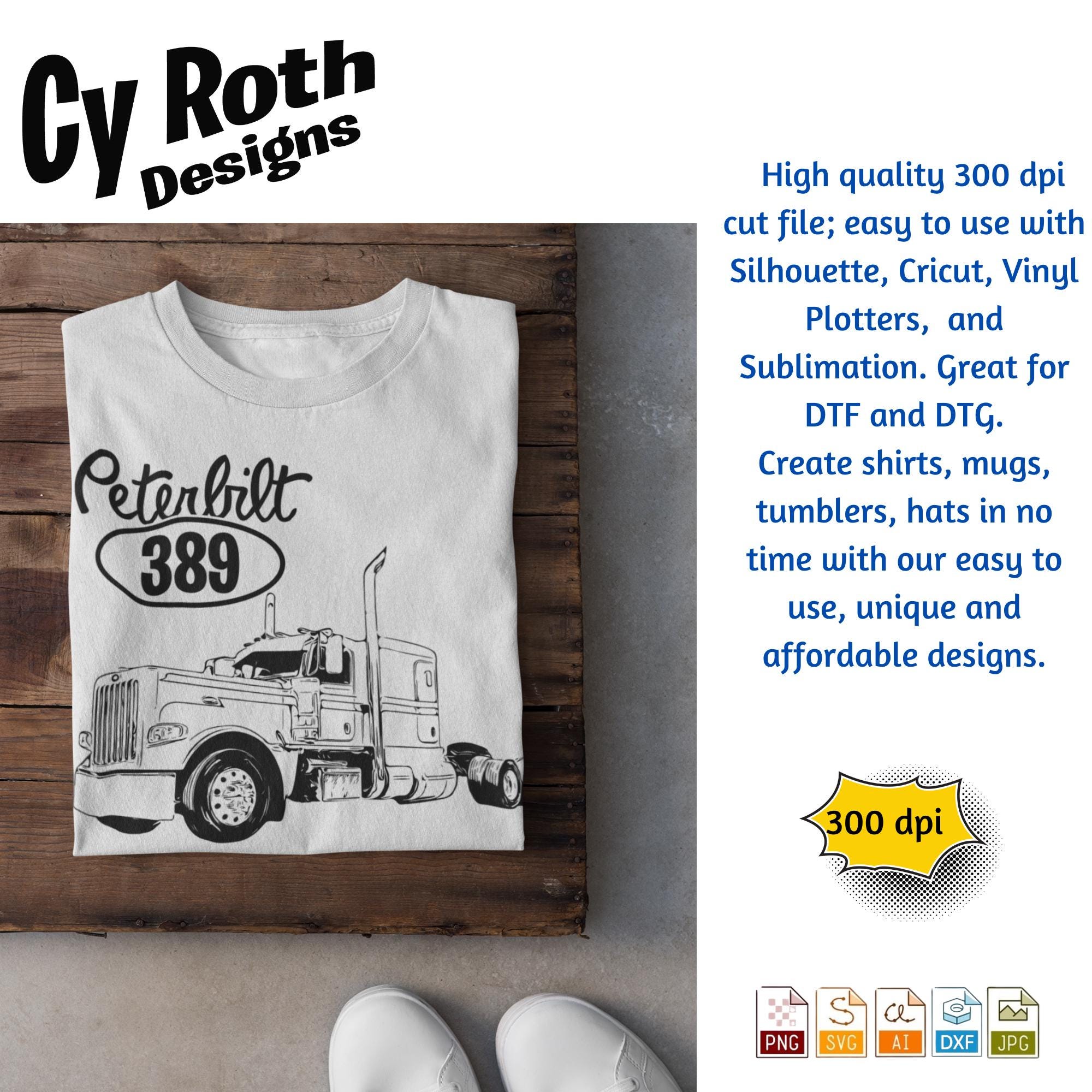 2019 Peterbilt 389 Svg Png Jpg Ai Dxf File. (downloadable File) - Etsy