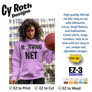 Nothing but Net Svg Png Jpg Ai Dxf File, Silhouette Cricut Cut File - Etsy