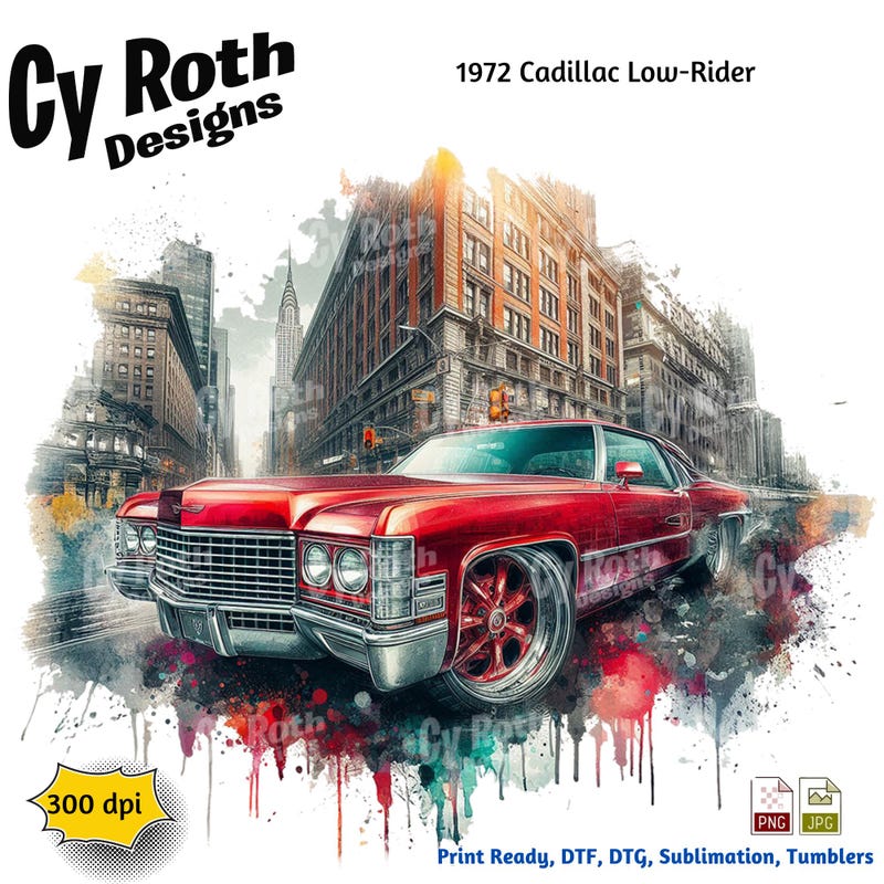 Cadillac Deville Wall Art - Etsy