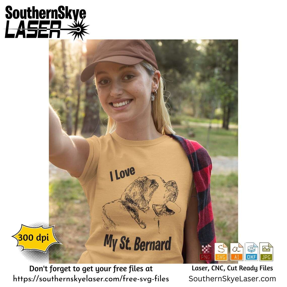 St. Bernard Svg Png Jpg Ai Dxf File - Etsy