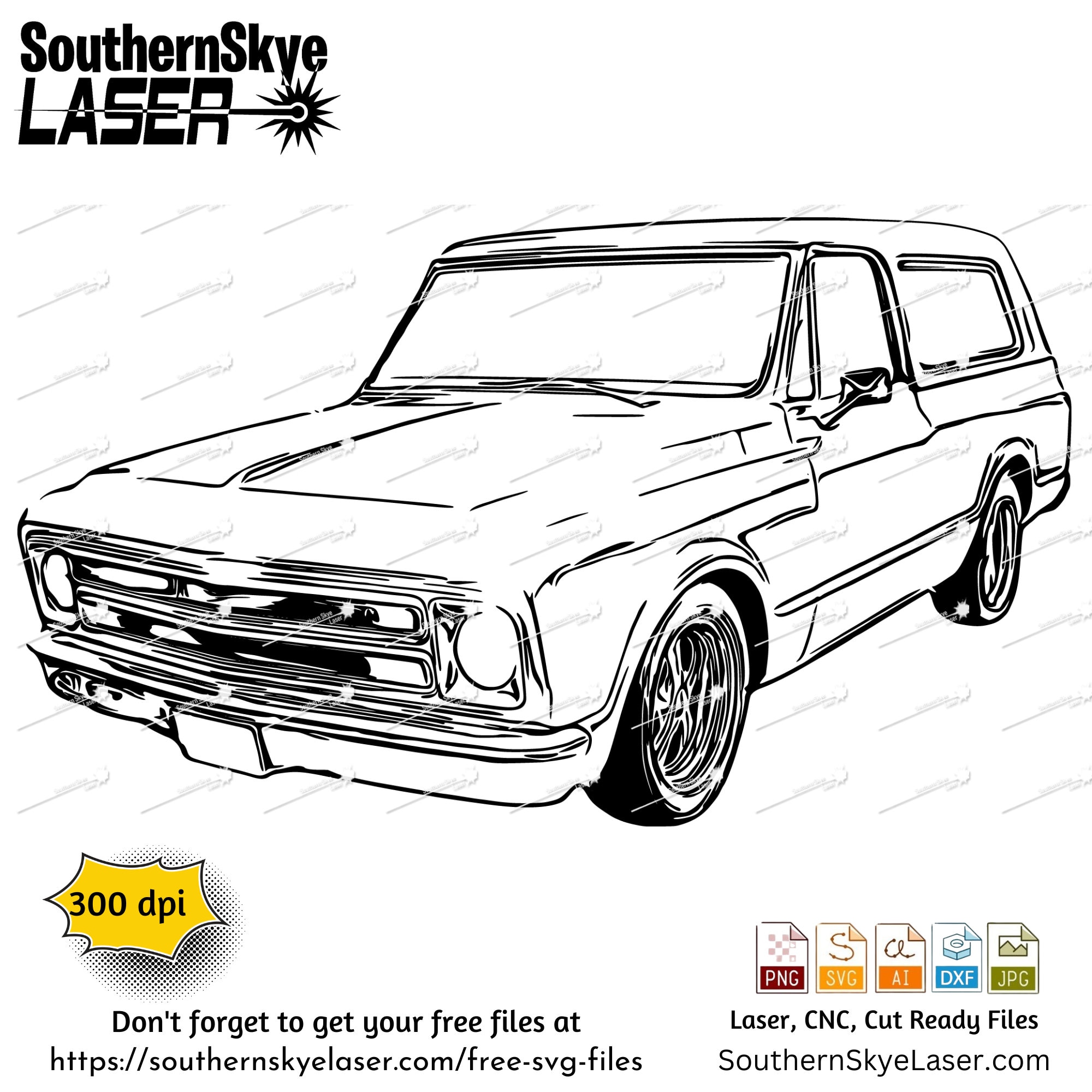 1967 Chevy Blazer Svg Png Jpg Ai Dxf File - Etsy