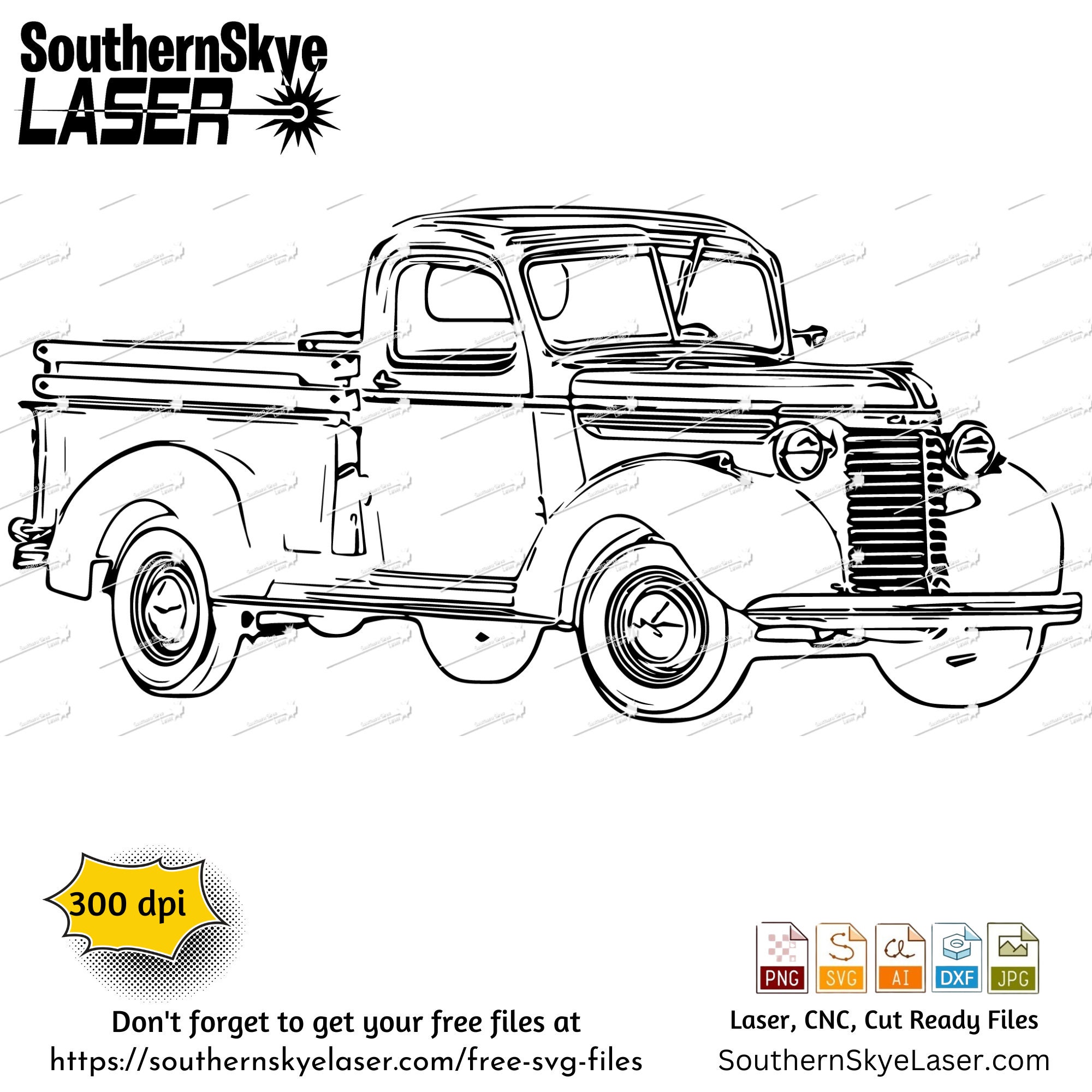 1940 Chevy Truck Svg Png Jpg Ai Dxf File - Etsy