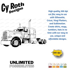 2019 Peterbilt 389 Svg Png Jpg Ai Dxf File. (downloadable File) - Etsy