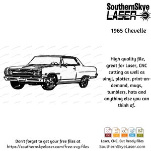 1965 Chevelle Svg Png Cut File - Etsy