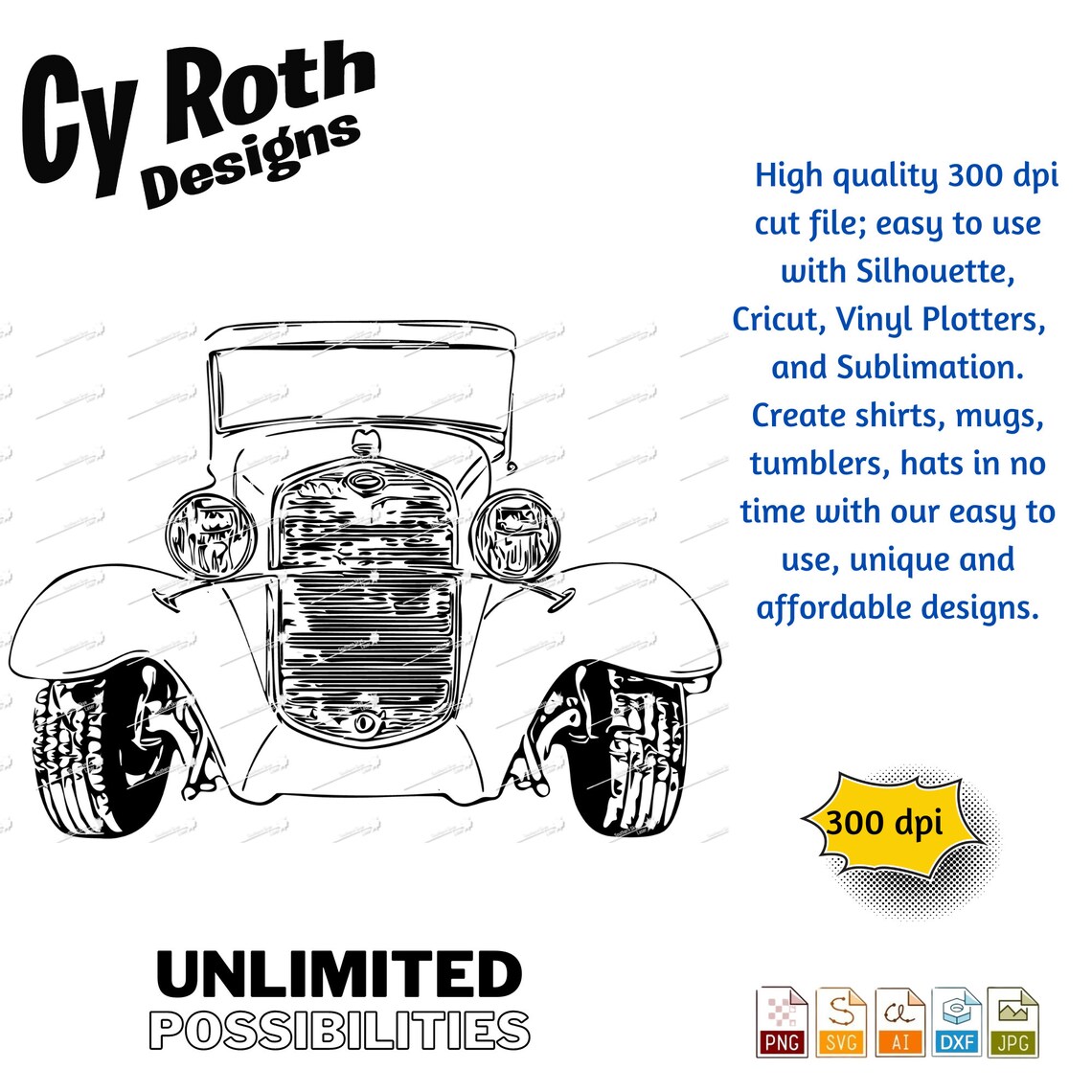 1930 Ford Model A Svg Png Jpg Ai Dxf File Classic Car Svg - Etsy Canada