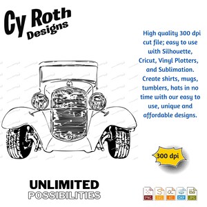 1930 Ford Model A Svg Png Jpg Ai Dxf File, Classic Car Svg - Etsy