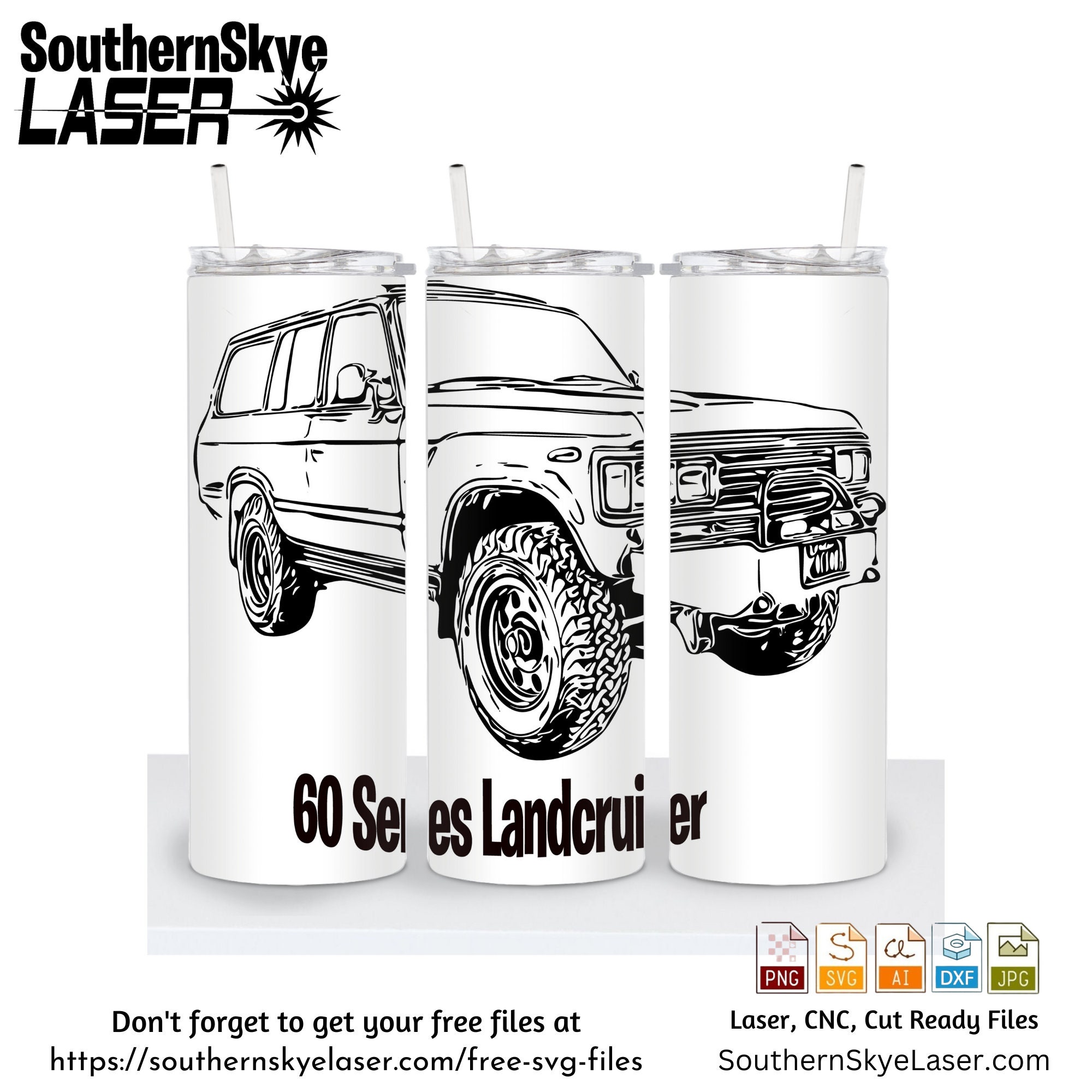 60 Series Landcruiser Svg Png Cut File - Etsy