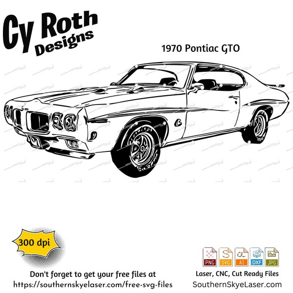 Pontiac Gto Svg - Etsy