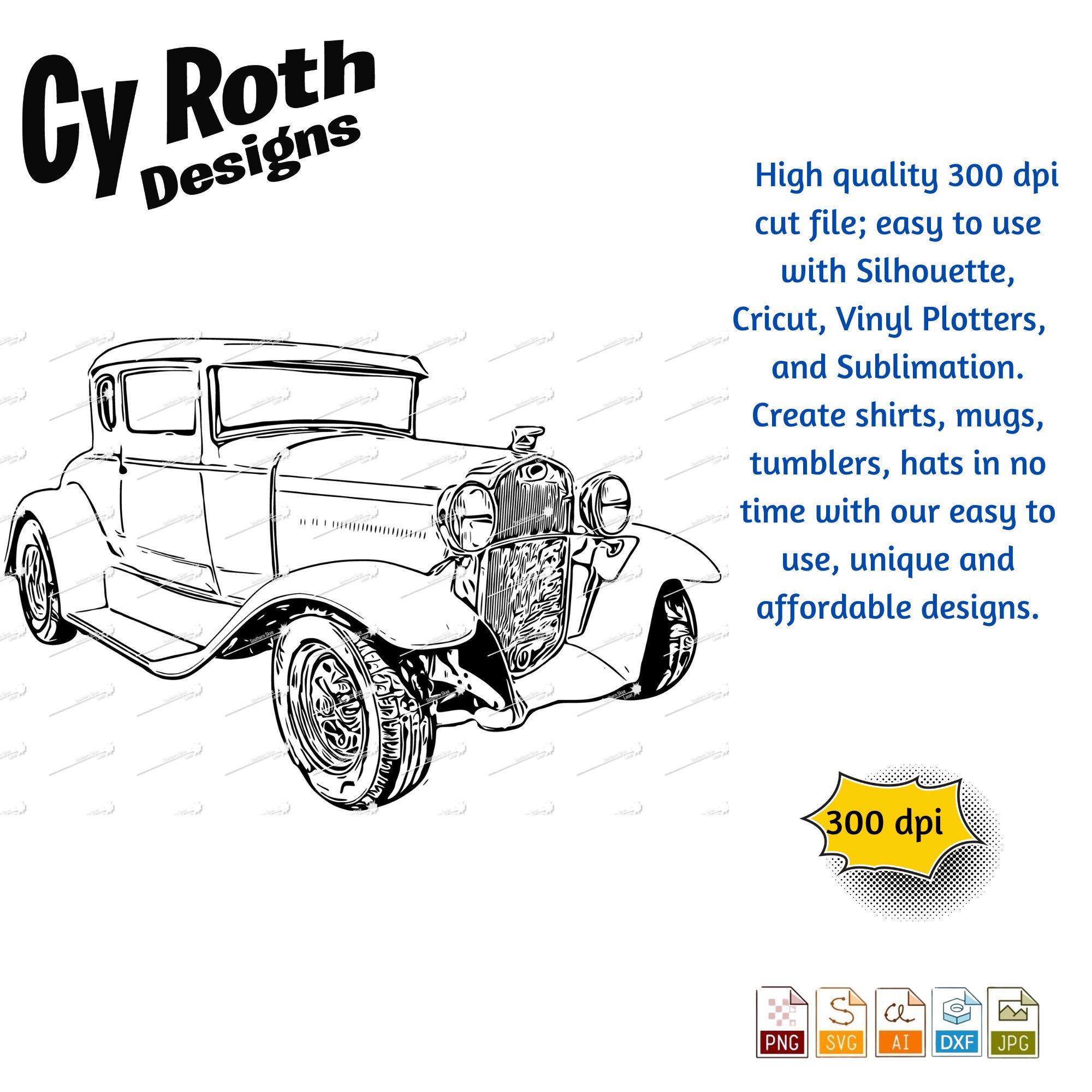 1930 Ford Model A Svg Png Jpg Ai Dxf File - Etsy Canada