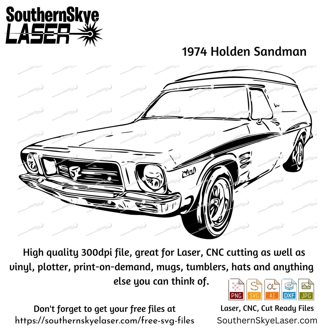 1974 Holden Sandman Svg Png Jpg Ai Dxf File - Etsy
