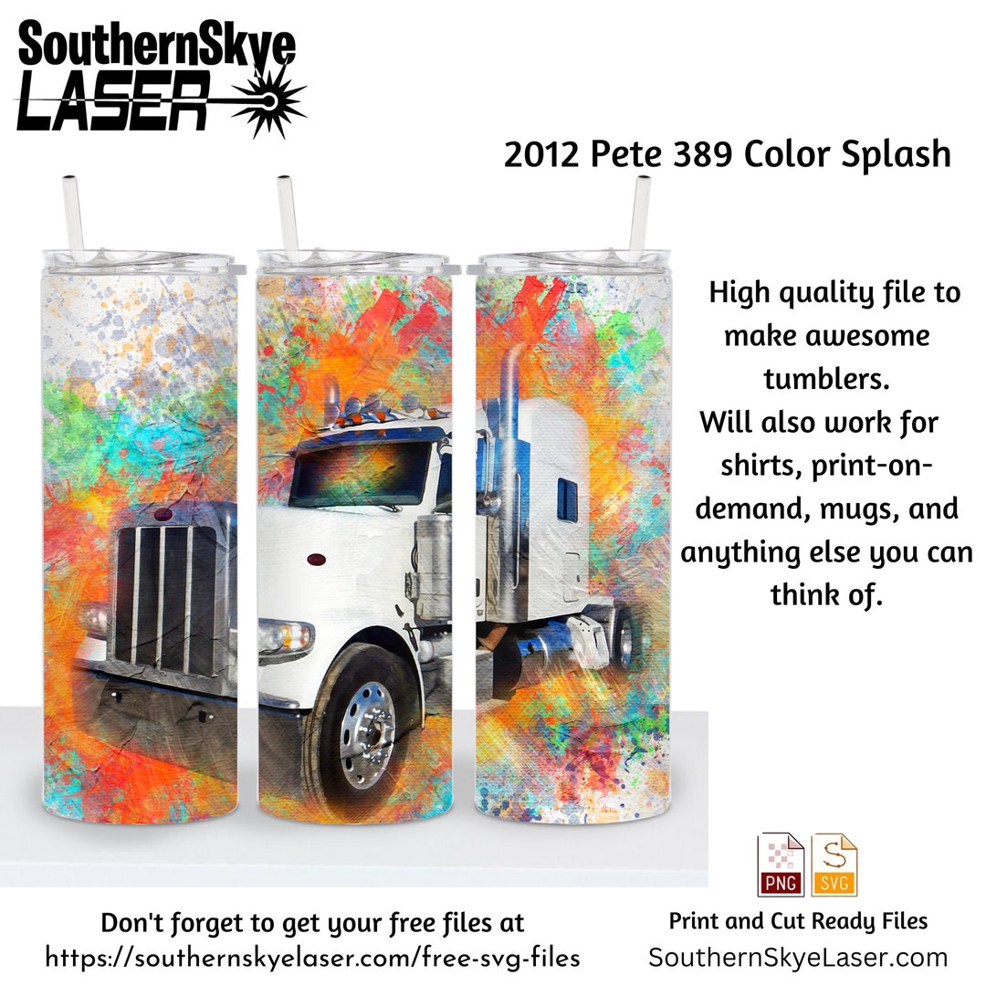 2012 Pete 389 Sublimation Tumbler Wrap - Etsy