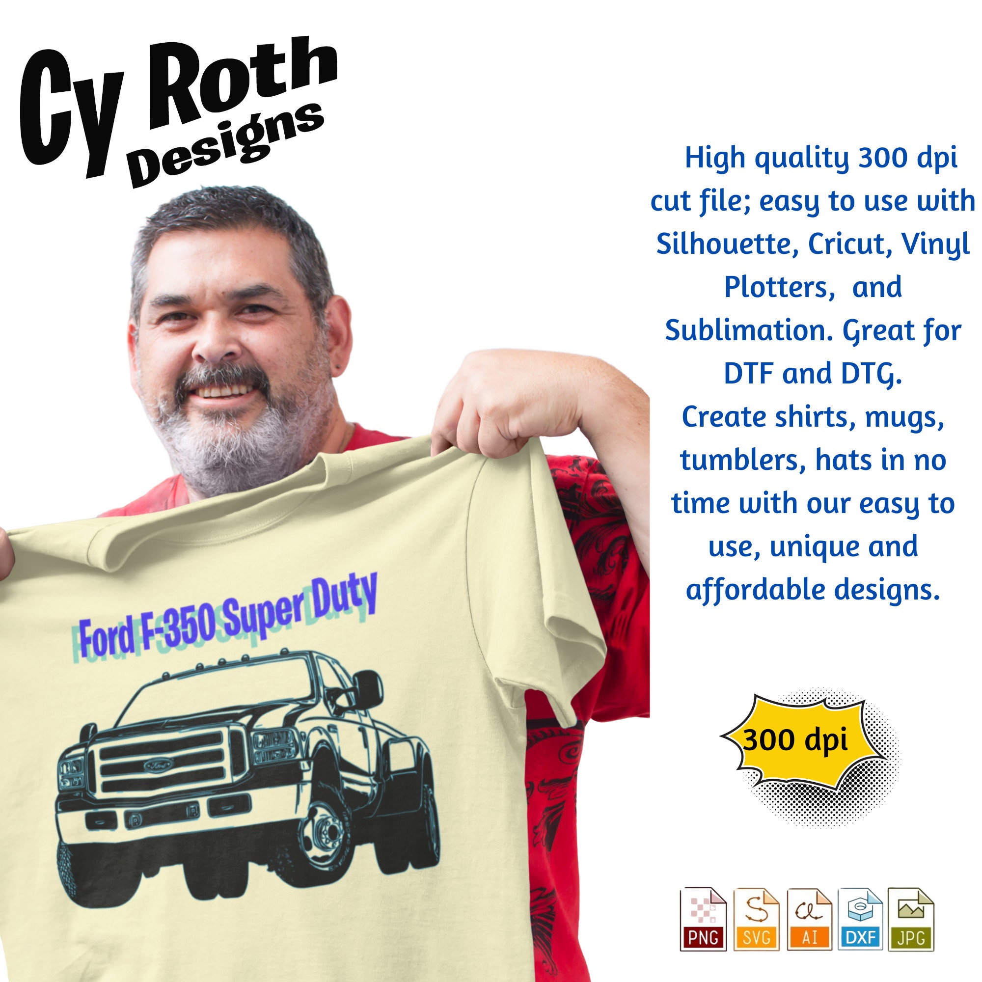 2005 Ford F-350 Super Duty Svg Png Jpg Ai Dxf File - Etsy