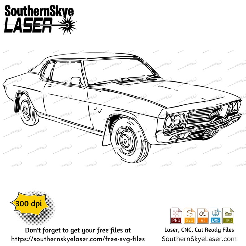 1973 Holden Monaro Svg Png Jpg Ai Dxf File - Etsy Australia
