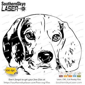 Beagle Svg Png Jpg Ai Dxf File - Etsy