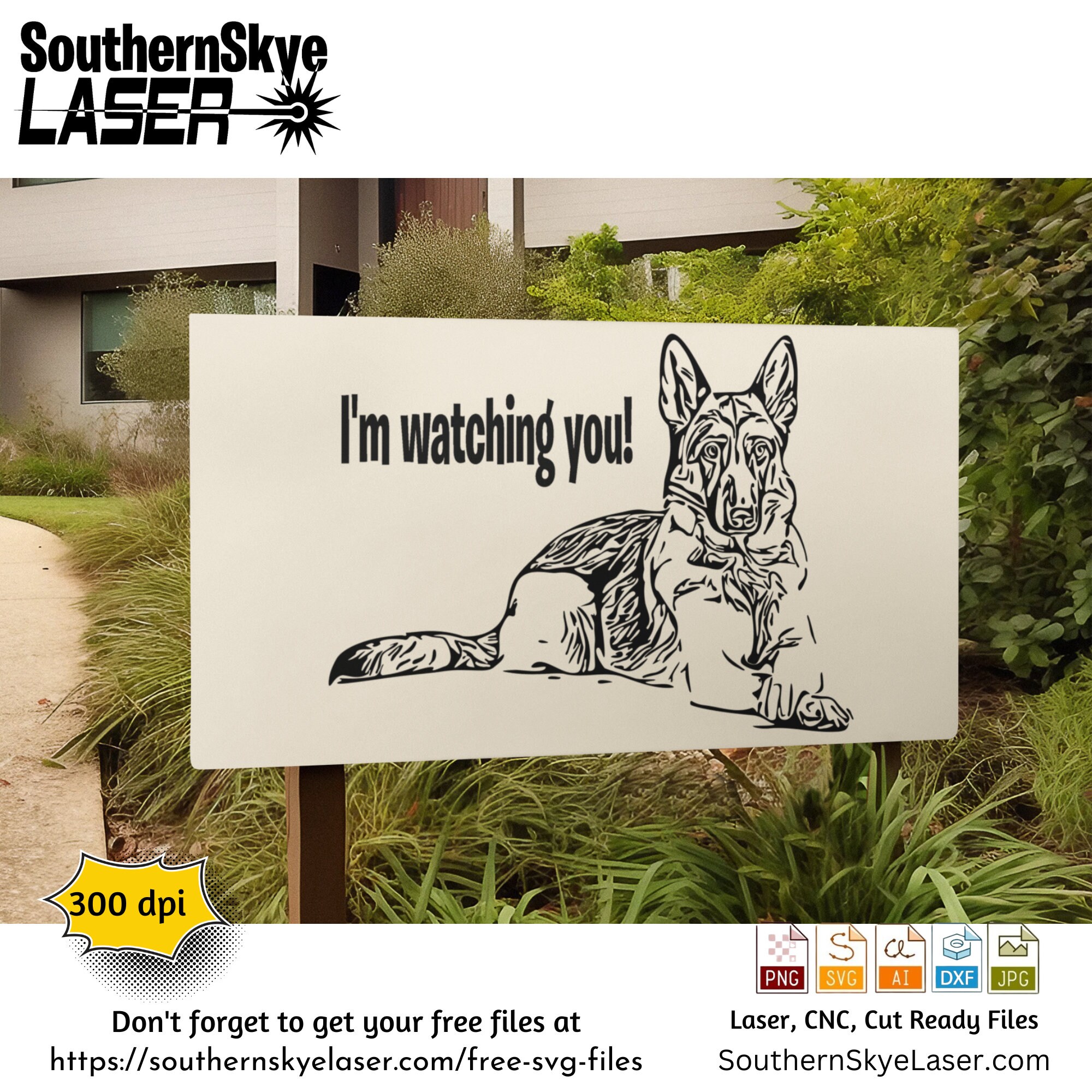 German Shepherd Svg Png Jpg Ai Dxf File - Etsy