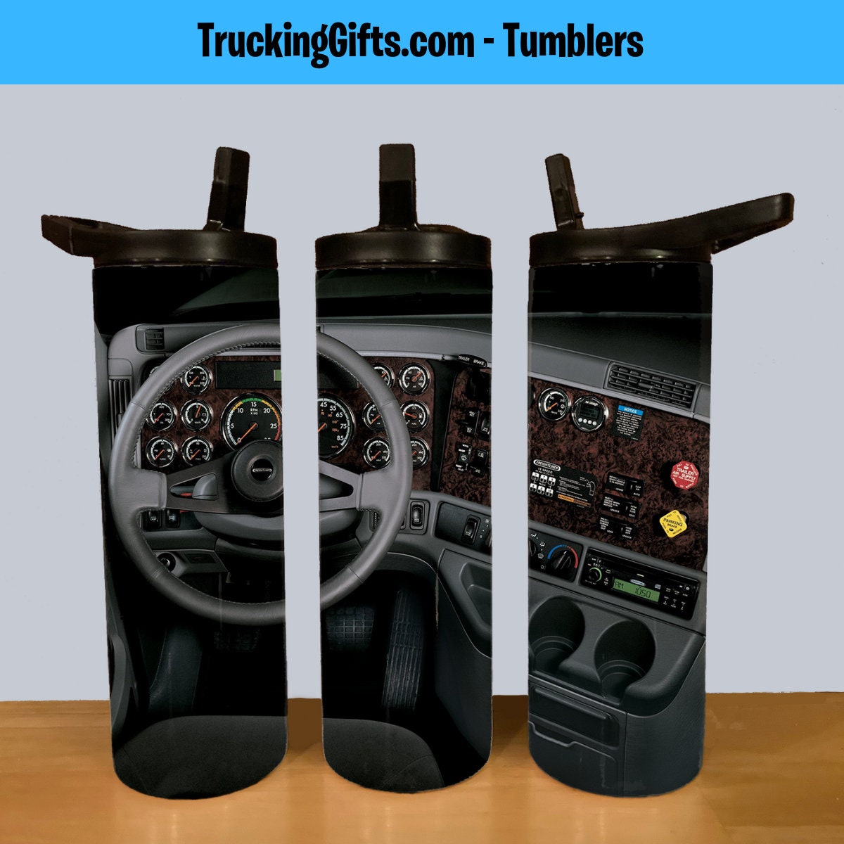 2000 Freightliner Cockpit Sublimation Tumbler Wrap - Etsy