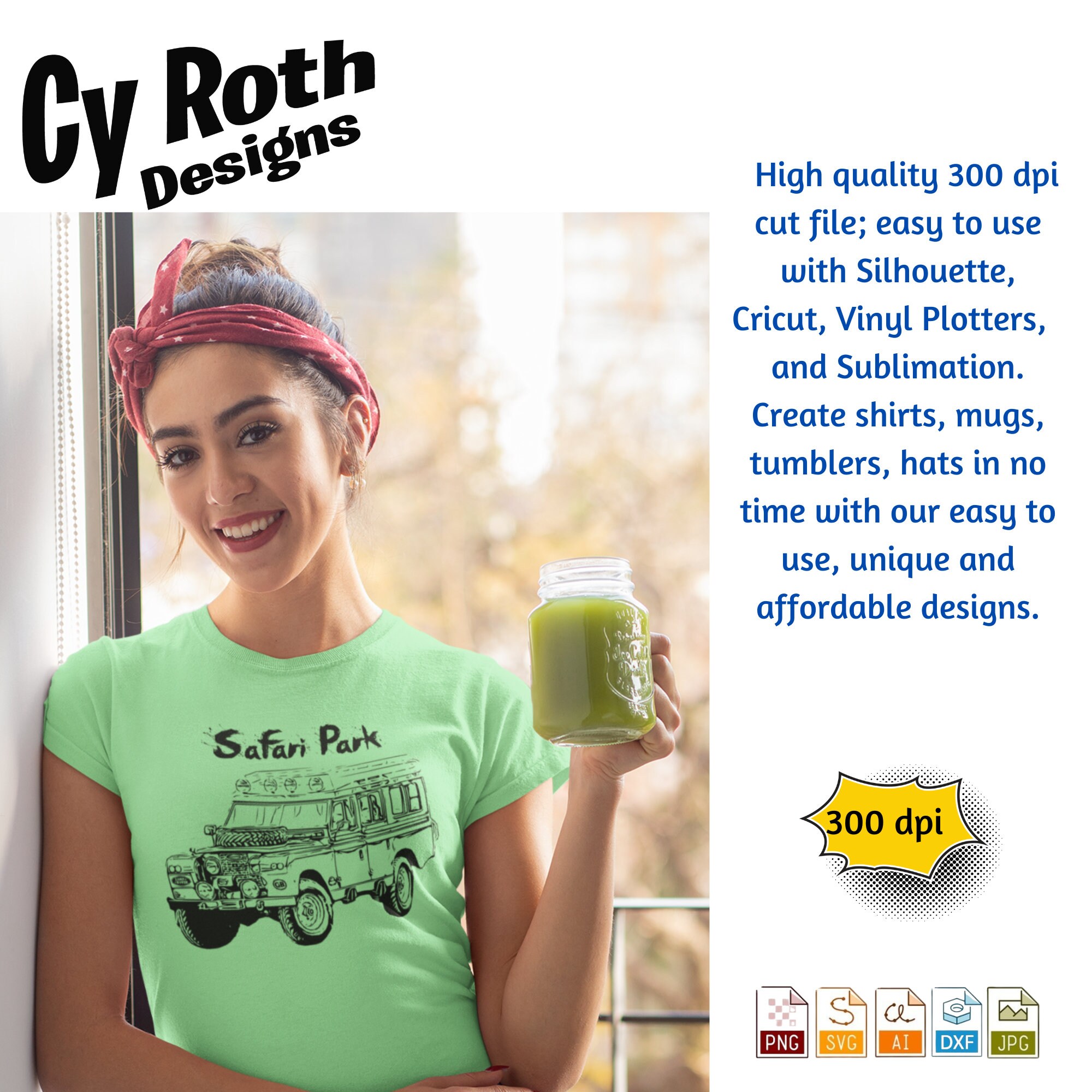 1962 Land Rover Svg Png Jpg Ai Dxf File, Safari Svg - Etsy