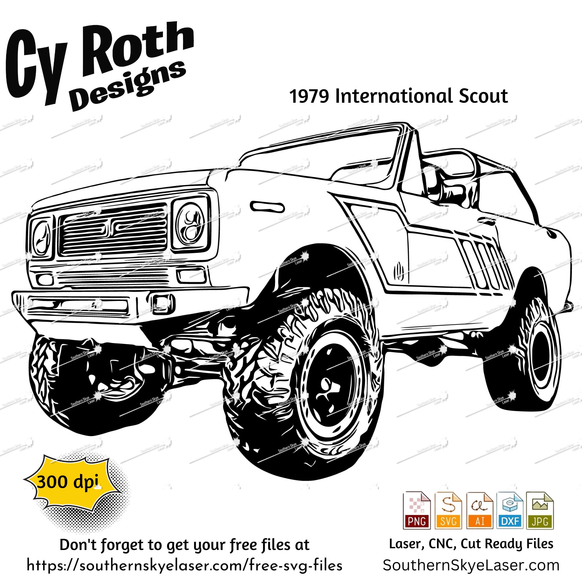 1979 International Scout Svg Png Jpg Ai Dxf File, 4x4 Svg - Etsy