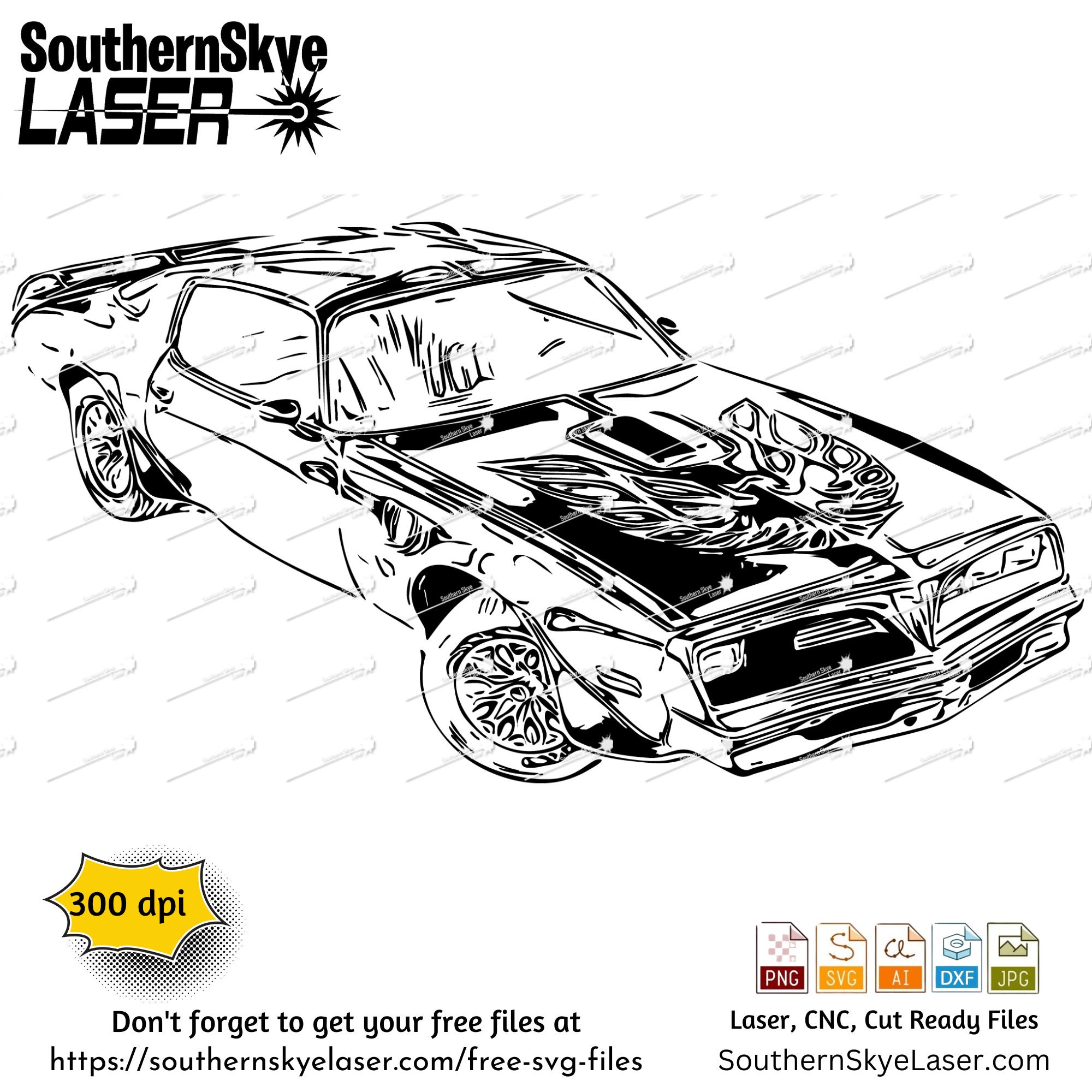 1977 Pontiac Trans Am Svg Png Jpg Ai Dxf File - Etsy