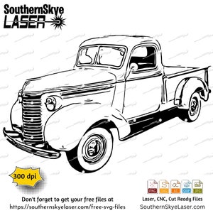 1940 Chevy Truck Svg Png Jpg Ai Dxf File - Etsy Canada