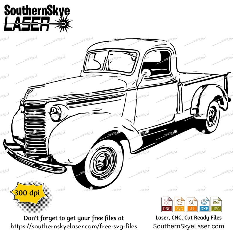 1940 Chevy Truck Svg Png Jpg Ai Dxf File - Etsy