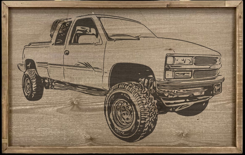 1987 Chevy 1500 Pick-up Truck Svg Png Jpg Ai Dxf Files Cricut ...