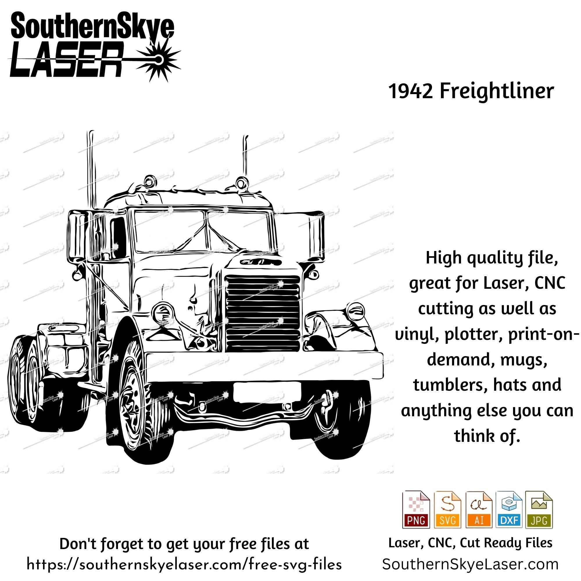 1942 Freightliner Svg Png Cut File - Etsy