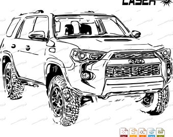 Mountain SVG for 4runner 5th Gen, Vector, Clipart, Cut File for Cricut ...