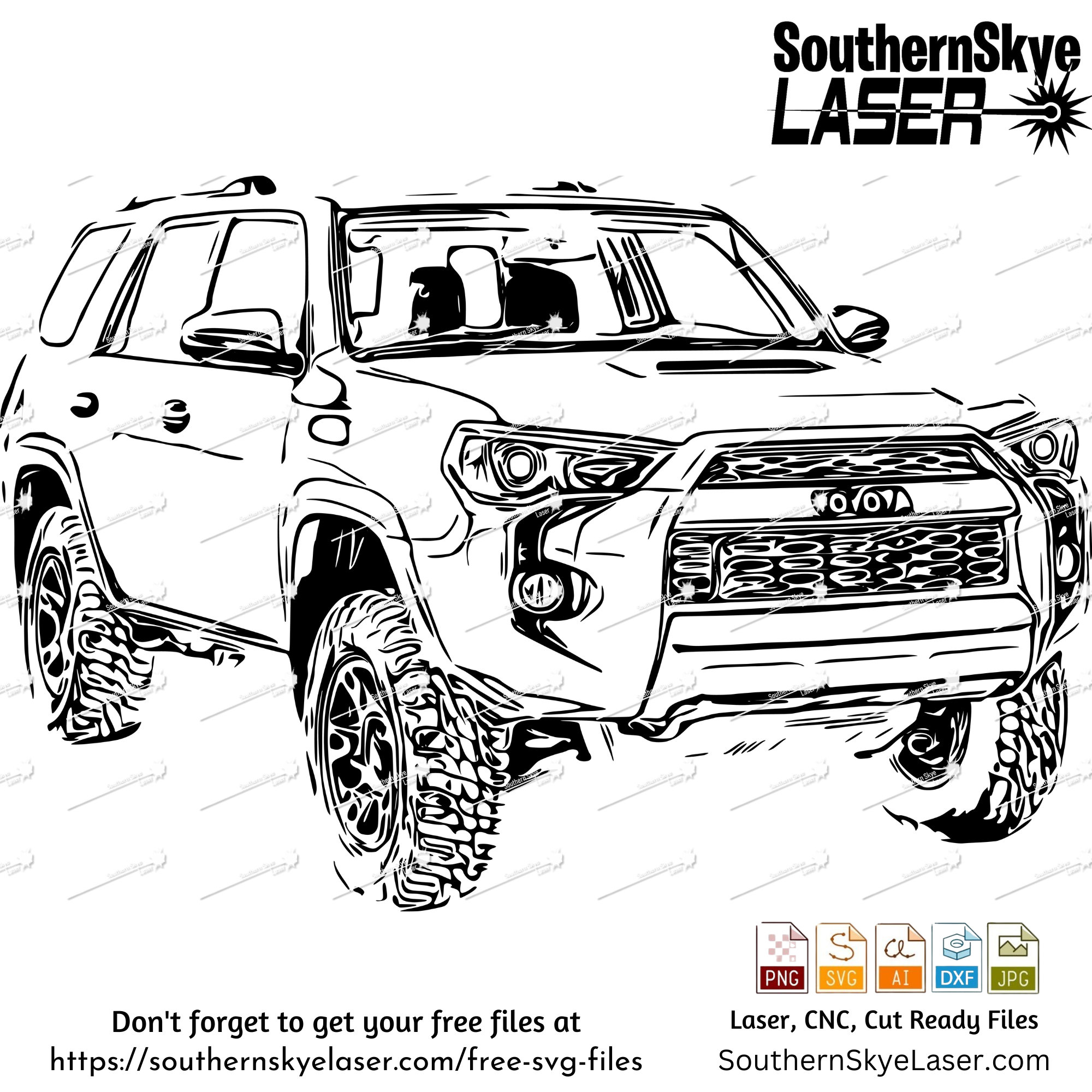 2014 Toyota 4runner Svg Png Cut File - Etsy
