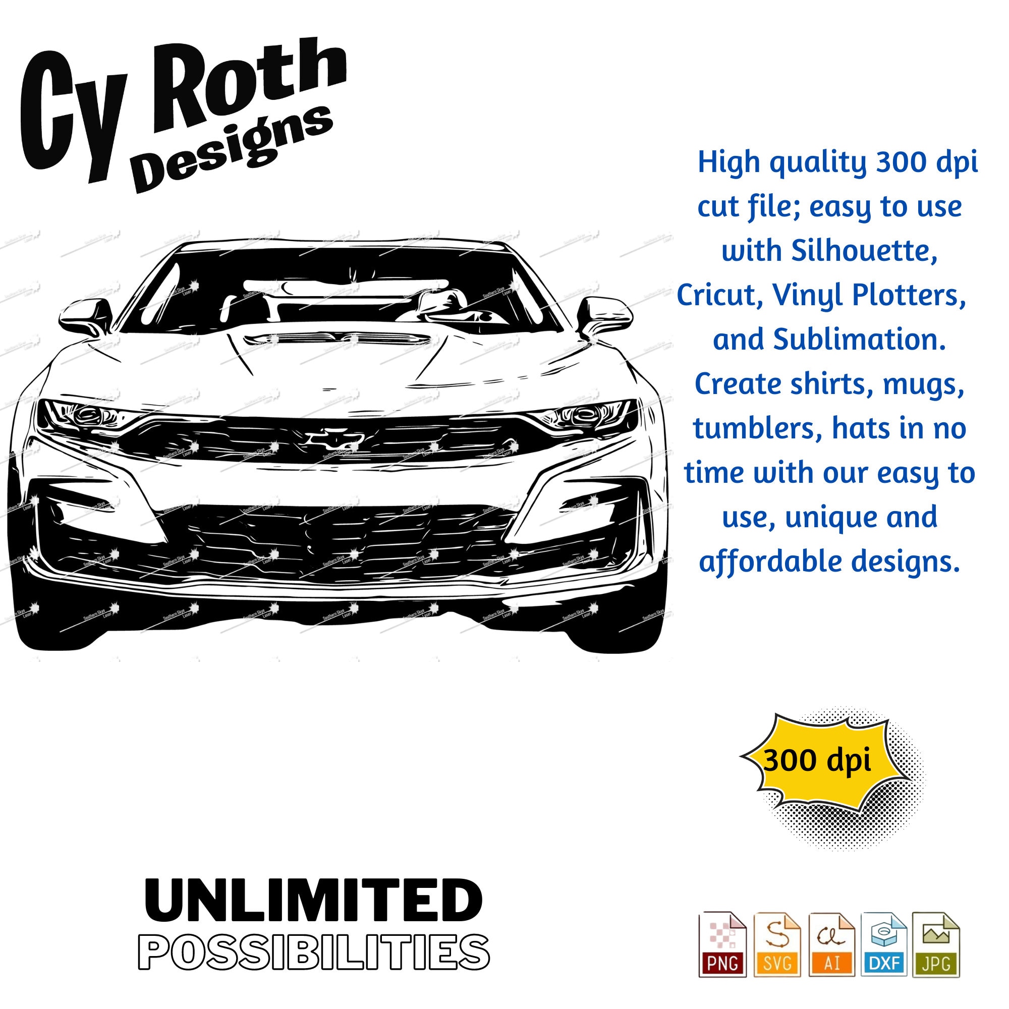 2020 Chevy Camaro Svg Png Jpg Ai Dxf File Classic Car Svg - Etsy