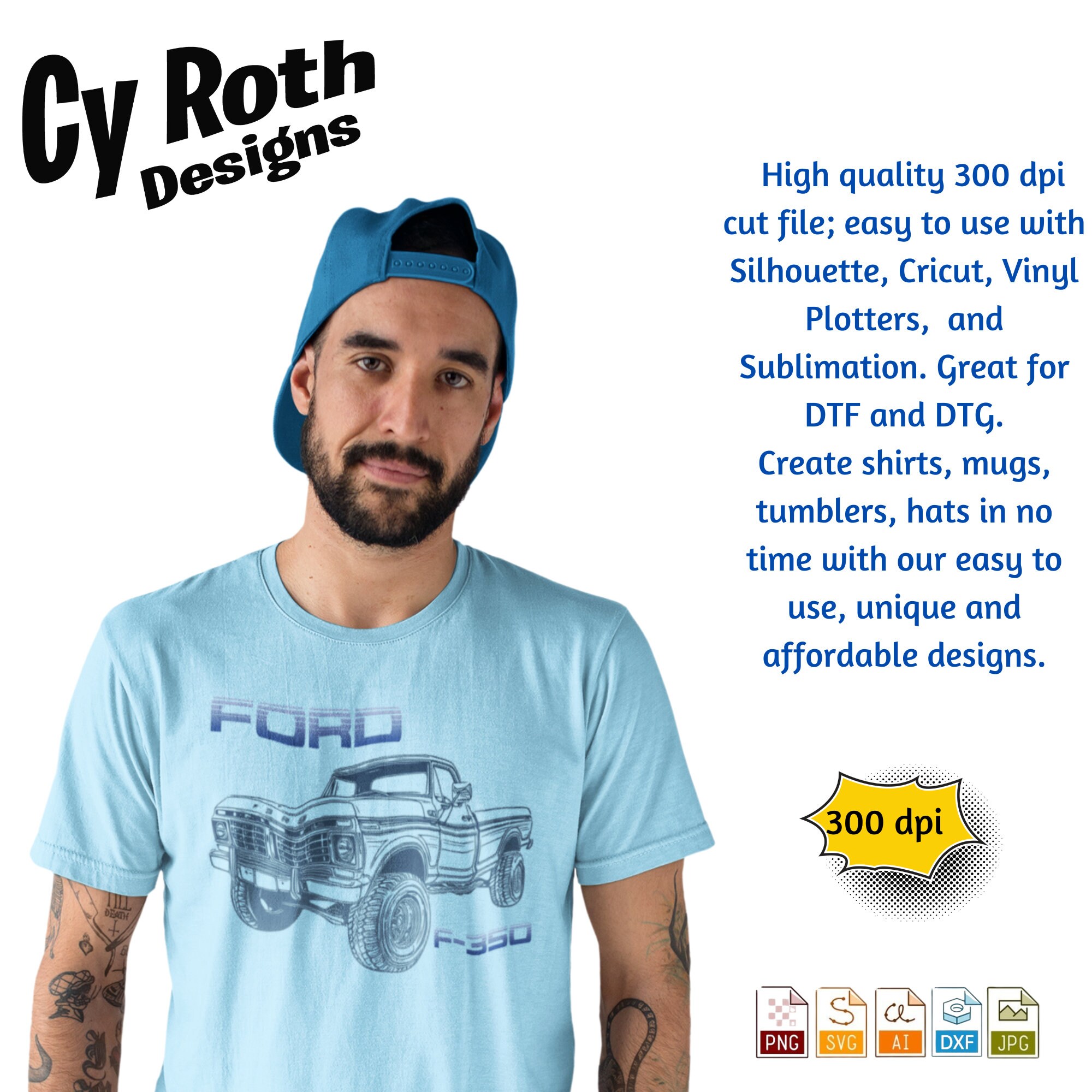 1980 Ford F-350 Svg Png Jpg Ai Dxf File, Classic Truck Svg - Etsy