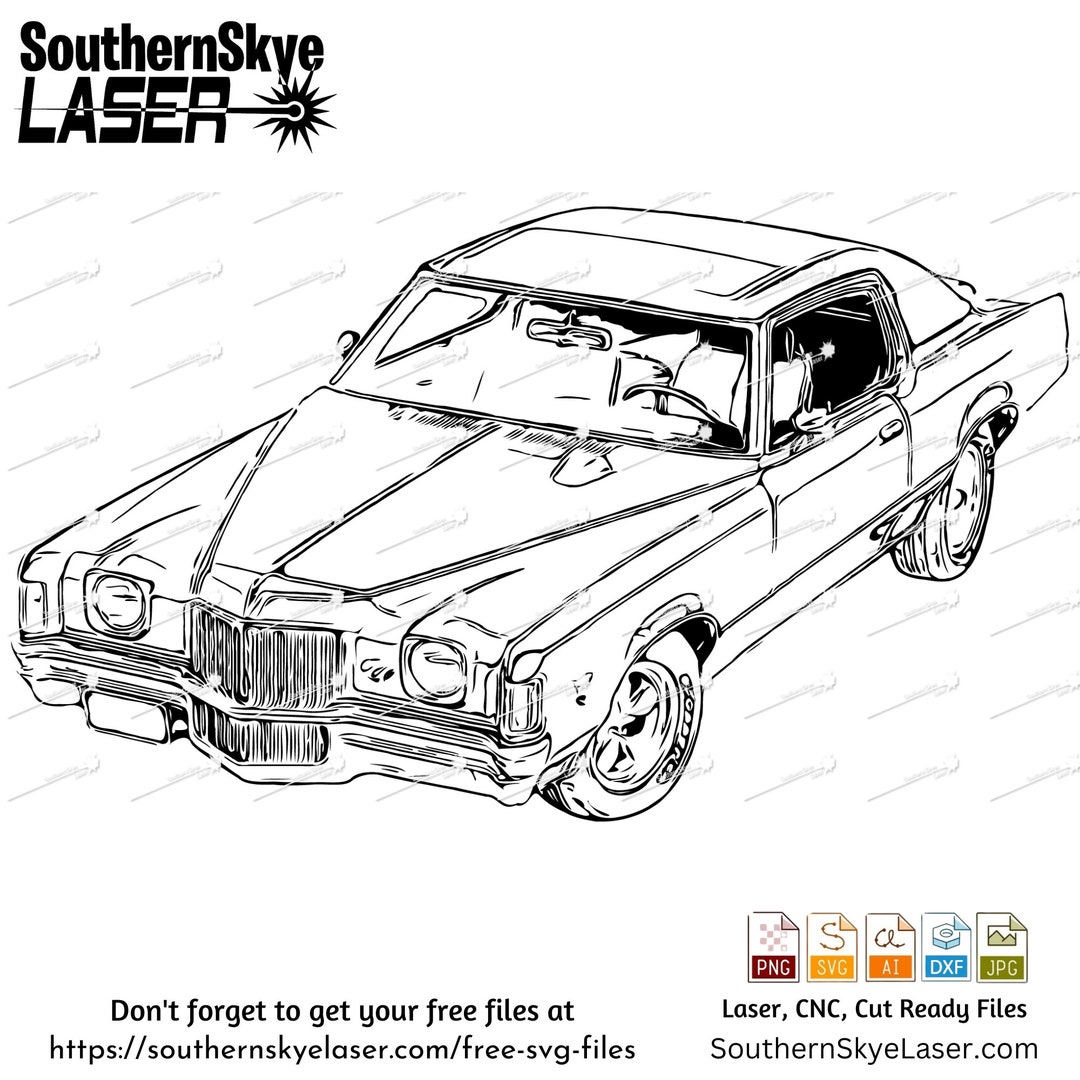 1972 Pontiac Grand Prix Svg Png Jpg Ai Dxf File - Etsy