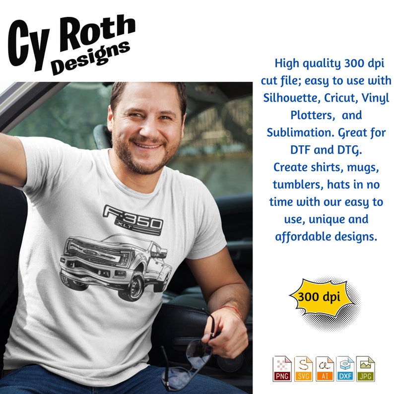 2020 Ford F-350 Svg Png Jpg Ai Dxf File, Truck Svg - Etsy