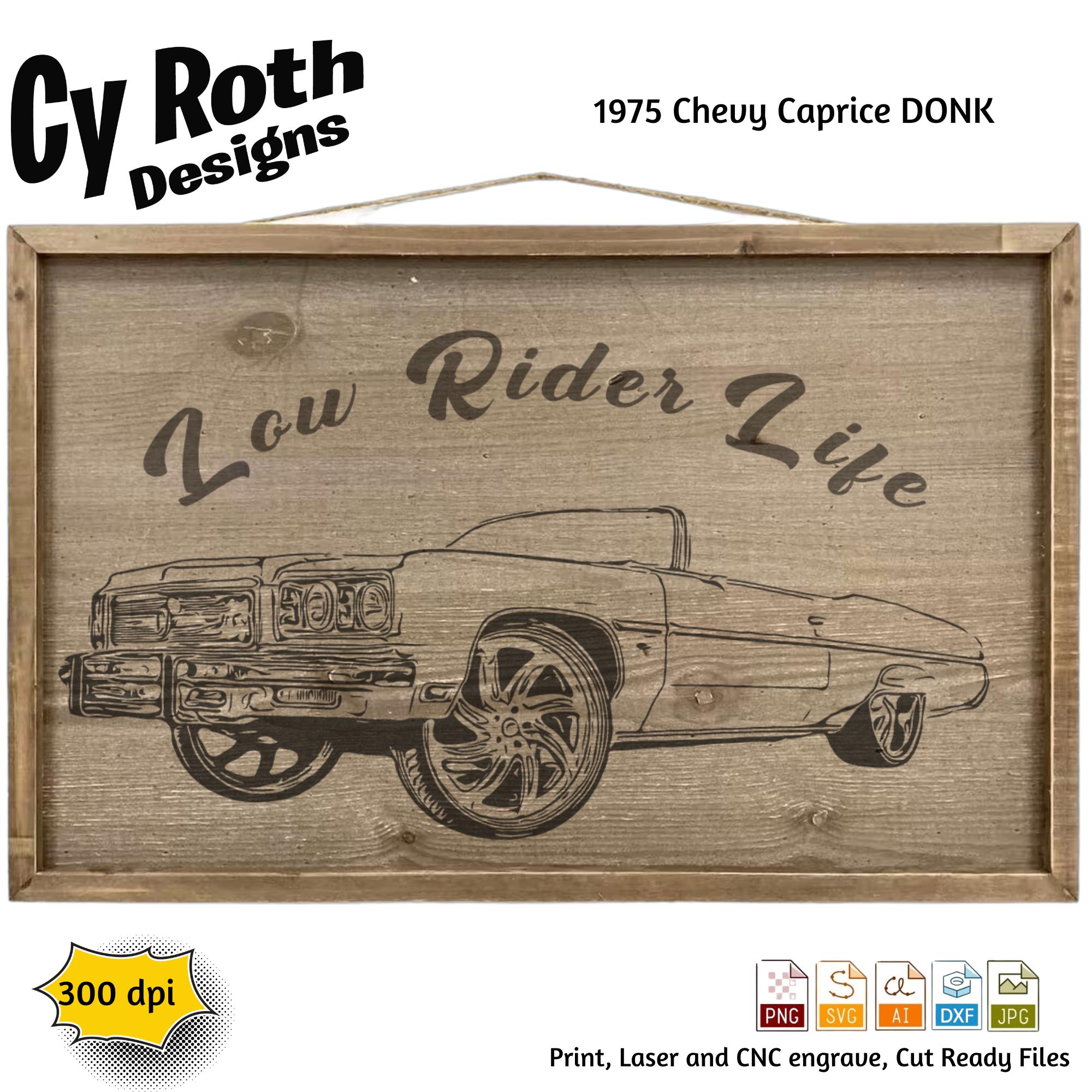 1975 Chevy Caprice DONK Svg Png Jpg Ai Dxf File, Classic Car Svg - Etsy