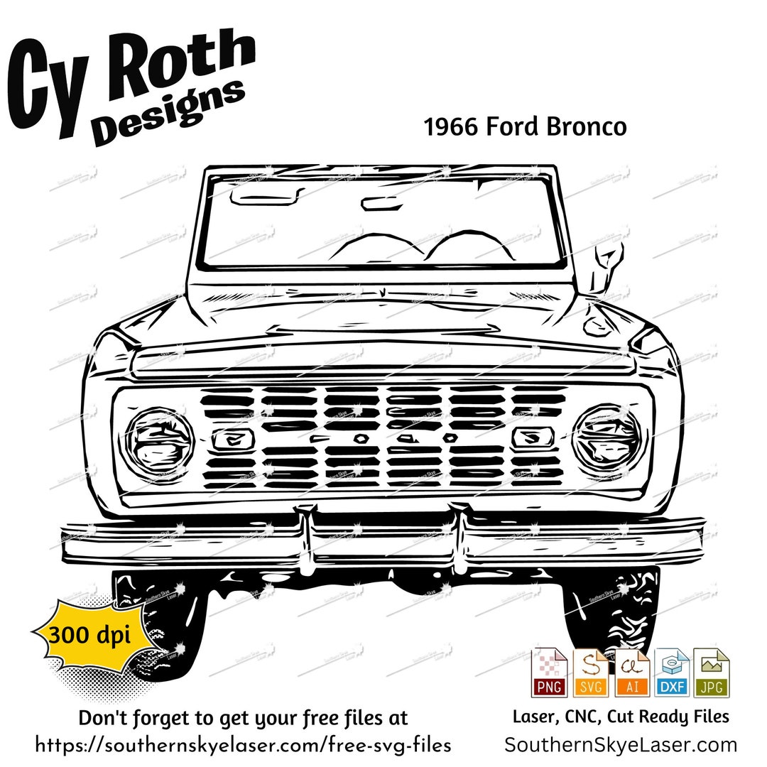 1966 Ford Brondo Svg Png Jpg Ai Dxf Dtf Dtg File - Etsy