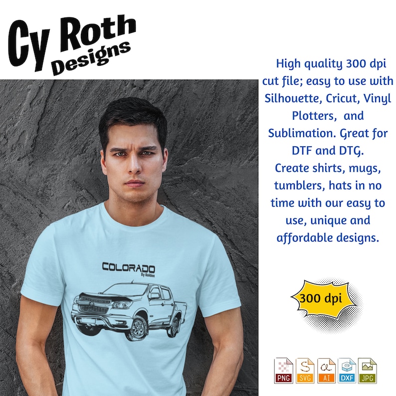 2013 Holden Colorado Svg Png Jpg Ai Dxf File, Classic Truck Svg - Etsy