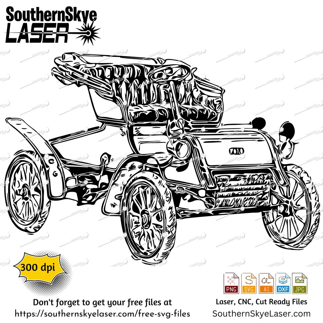 1904 Ford Model A Svg Png Jpg Ai Dxf File - Etsy