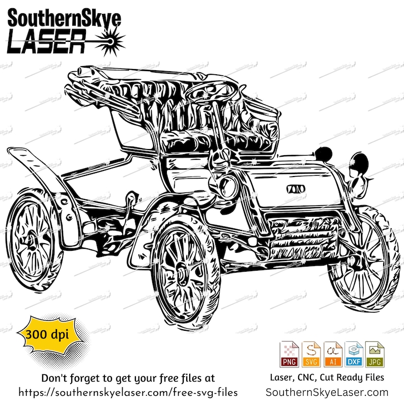 1904 Ford Model A Svg Png Jpg Ai Dxf File - Etsy