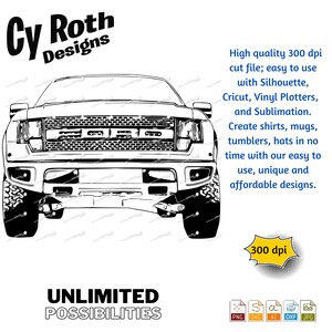 2009 Ford Raptor Svg Png Jpg Ai Dxf File, Classic Truck Svg - Etsy