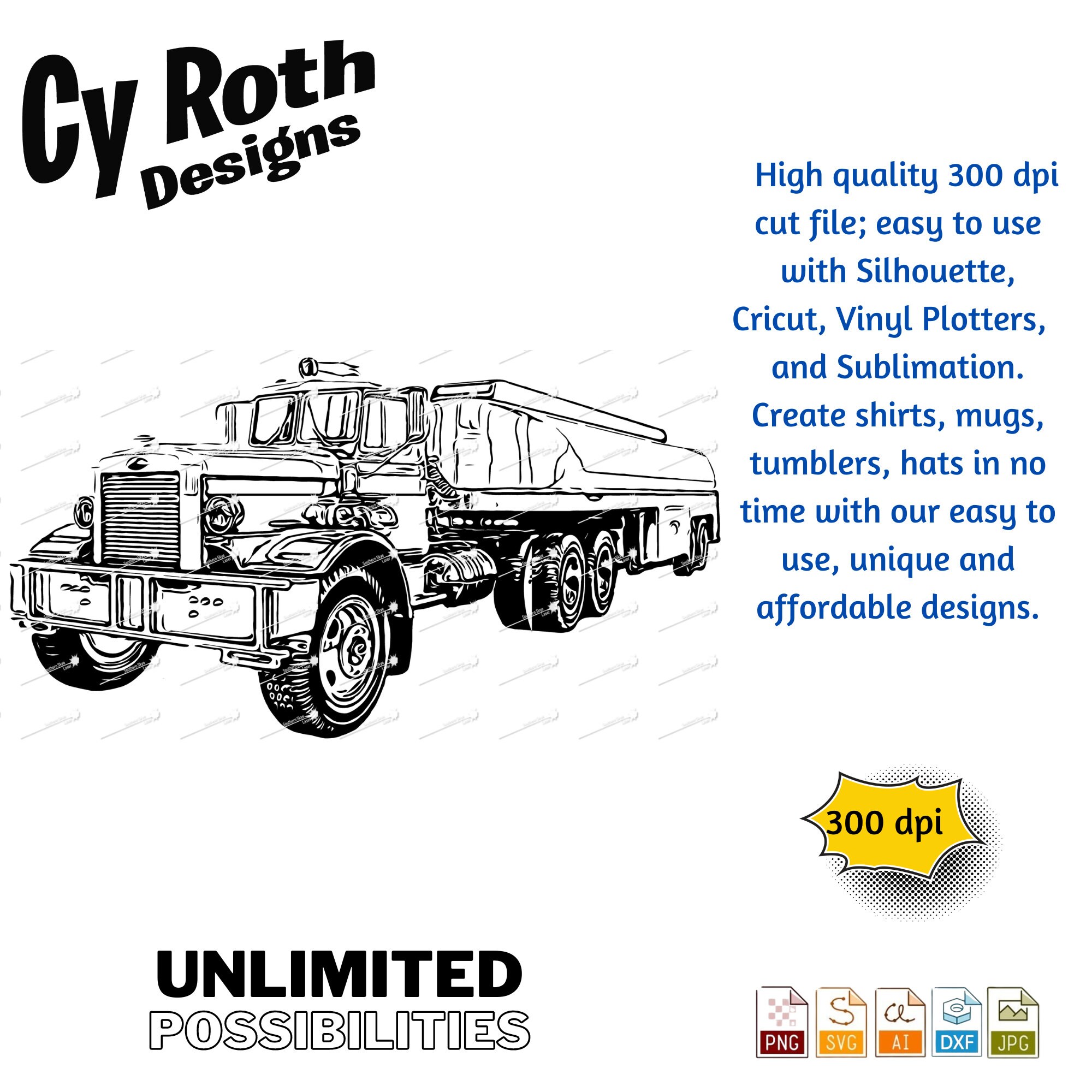 1960 Peterbilt 281 Svg Png Jpg Ai Dxf File - Etsy