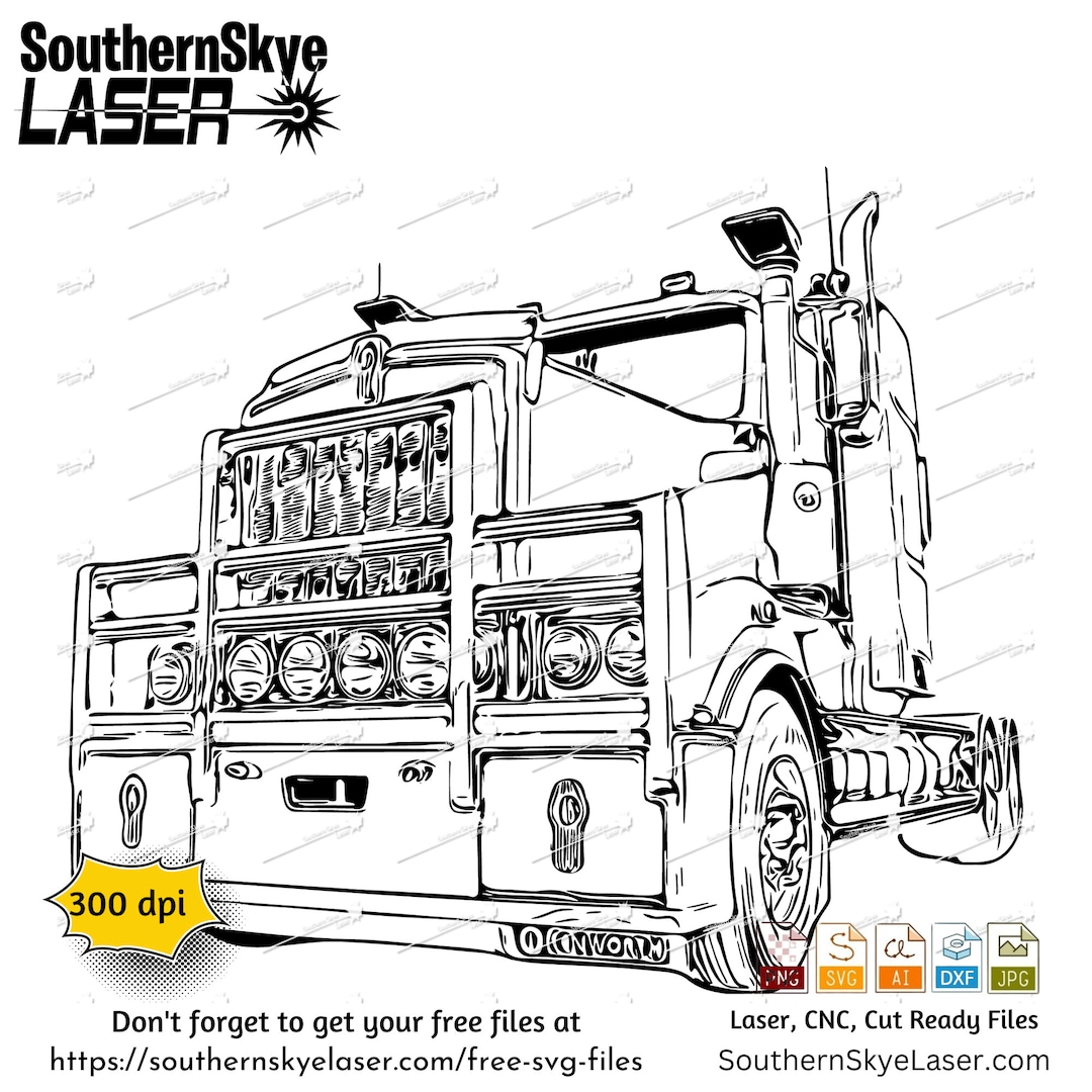 Kenworth T909 Svg Png Jpg Ai Dxf File - Etsy Australia