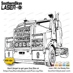 Kenworth T909 Svg Png Jpg Ai Dxf File - Etsy