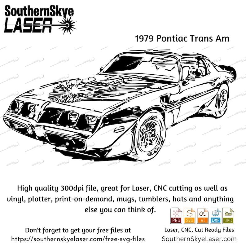 1979 Pontiac Trans Am Svg Png Jpg Ai Dxf File - Etsy