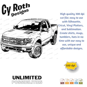 2009 Ford Raptor Svg Png Jpg Ai Dxf File, Truck Svg, 4x4 Svg - Etsy