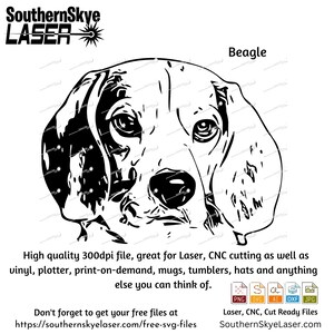Beagle Svg Png Jpg Ai Dxf File - Etsy